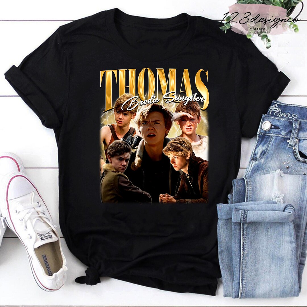 Thomas Brodie Sangster Retro Bootleg Tshirt, Love Actually Shirt, Nanny ...