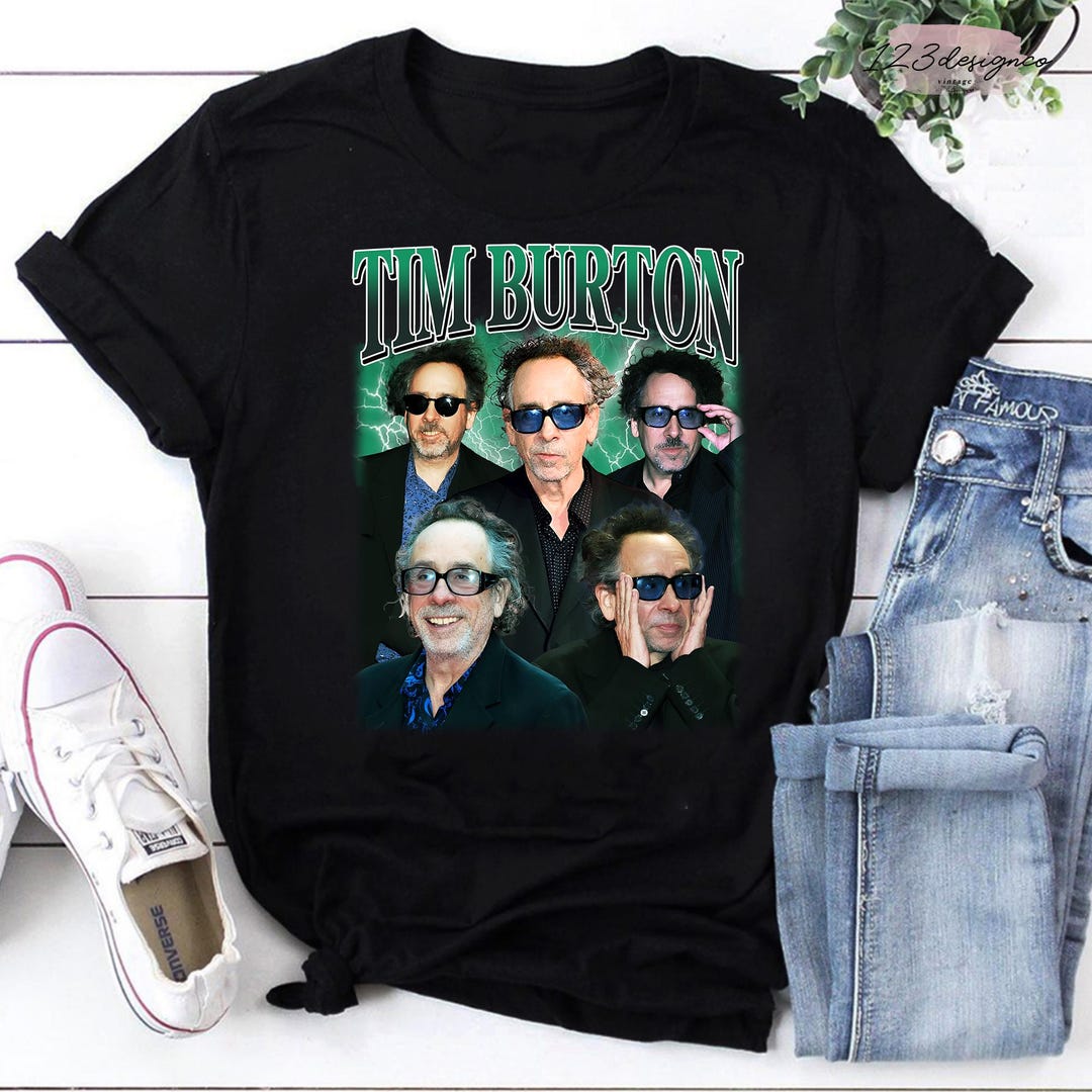 Tim Burton T-shirt, Tim Burton Inspired, American Film Director Shirt ...