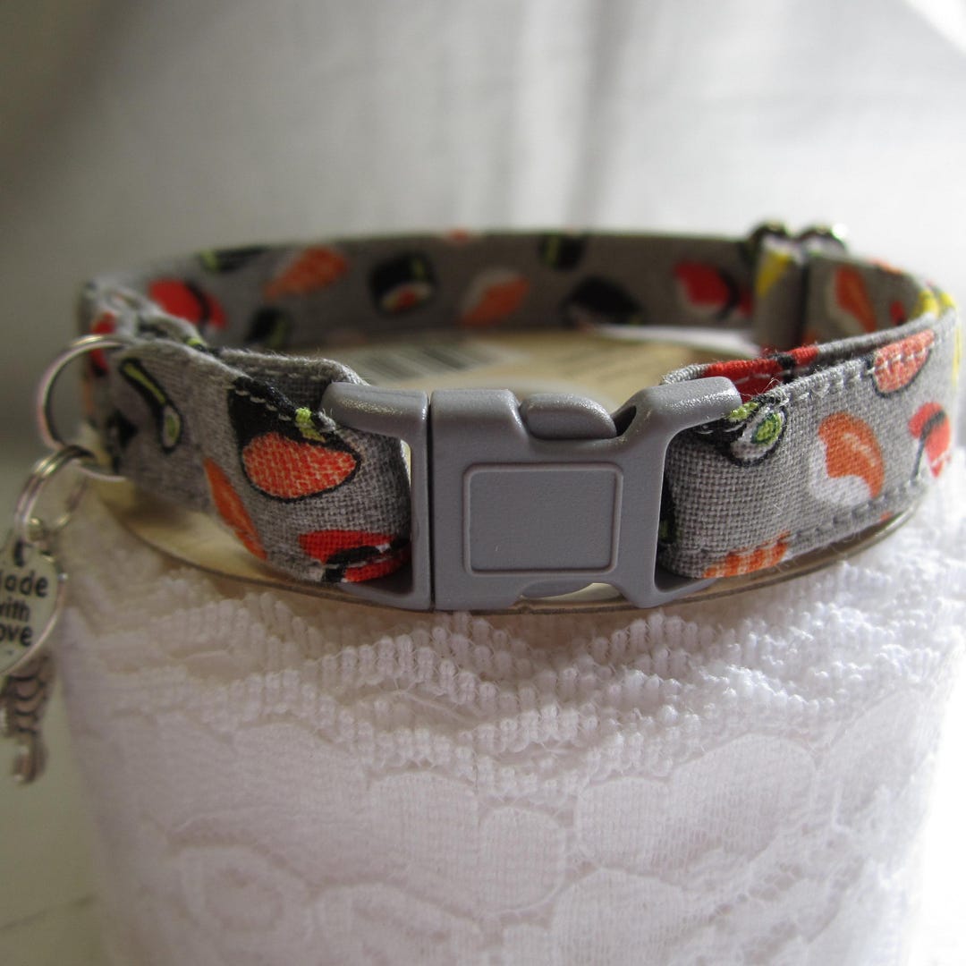 Sushi Cat Collar: Soft, Fun Food Collar With Breakaway Buckle - Etsy