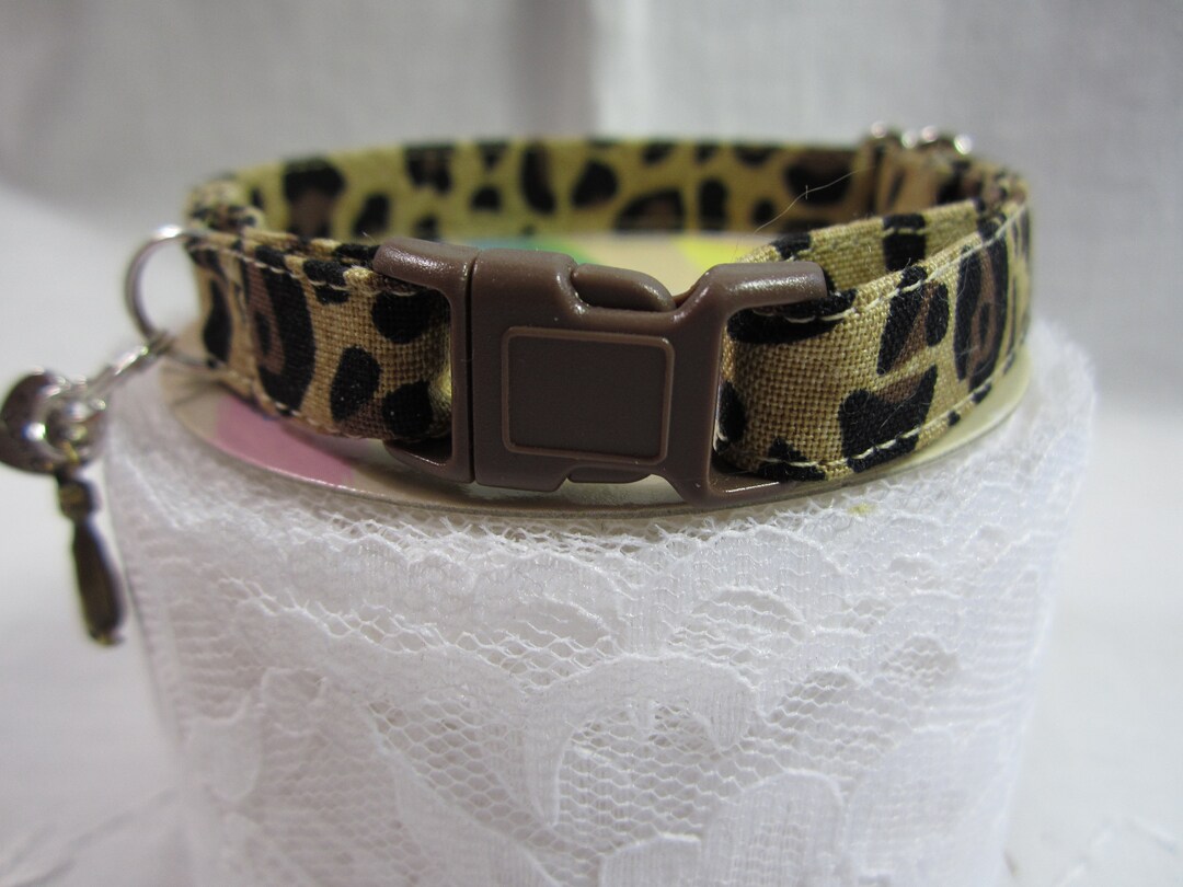 Leopard Soft Cat Collar - Etsy