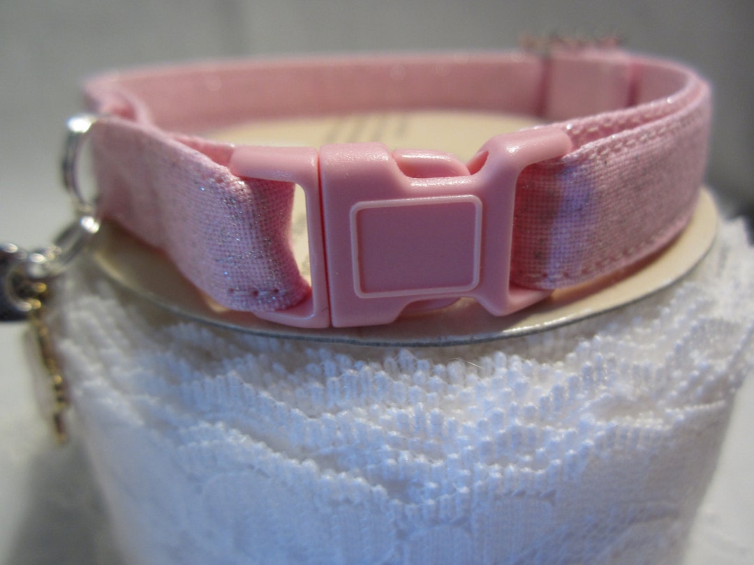 Glitter Princess Cat Collar: Sparkly Pink Diva Pet Collar - Etsy