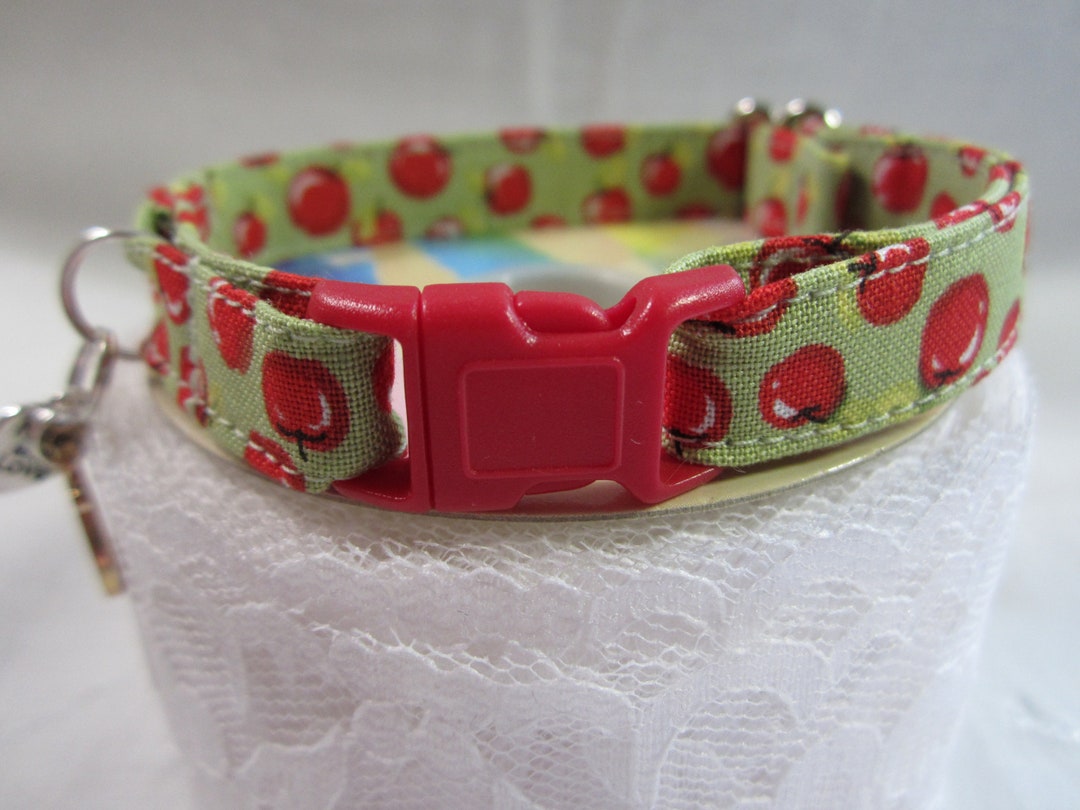 Country Apples ( Green) Soft Cat Collar - Etsy