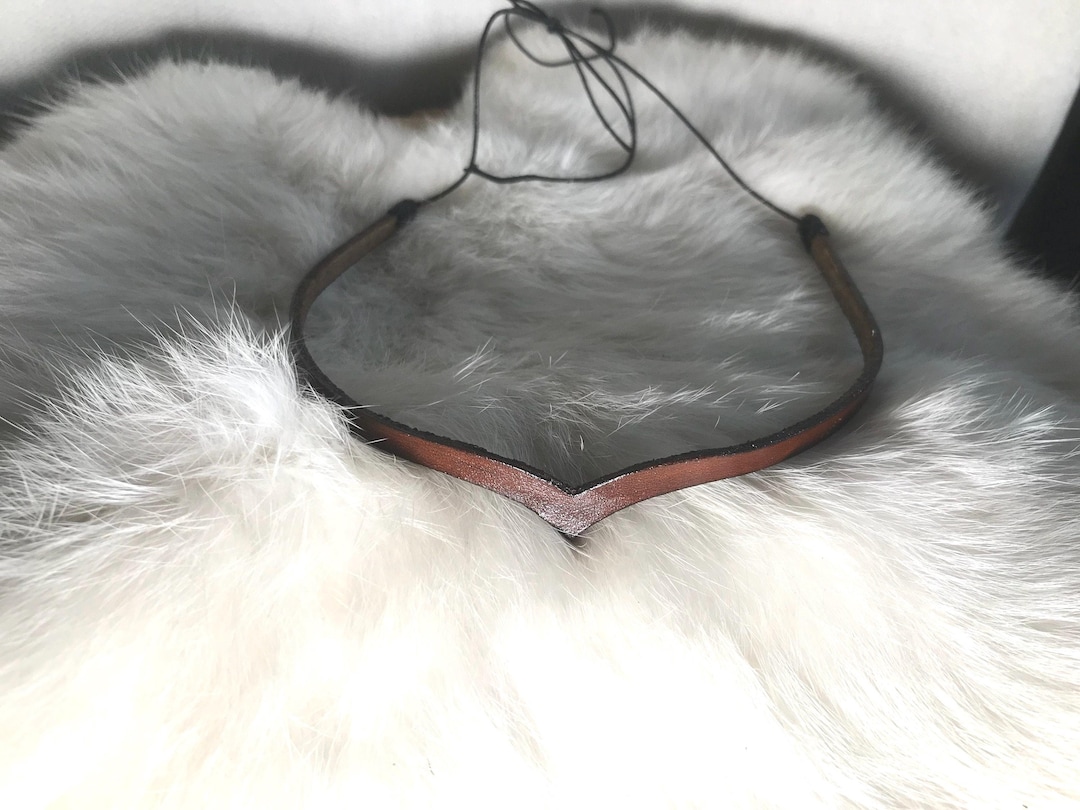 Tiara, Brown Leather Diadem - Medieval, Viking Crown, Viking Tiara ...