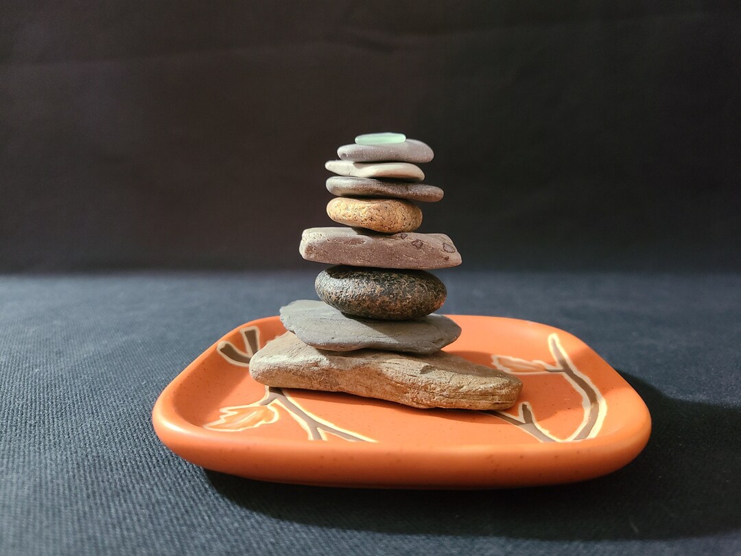 Lake Michigan Cairn Stacked Stones Balance Patience Respect for Nature ...