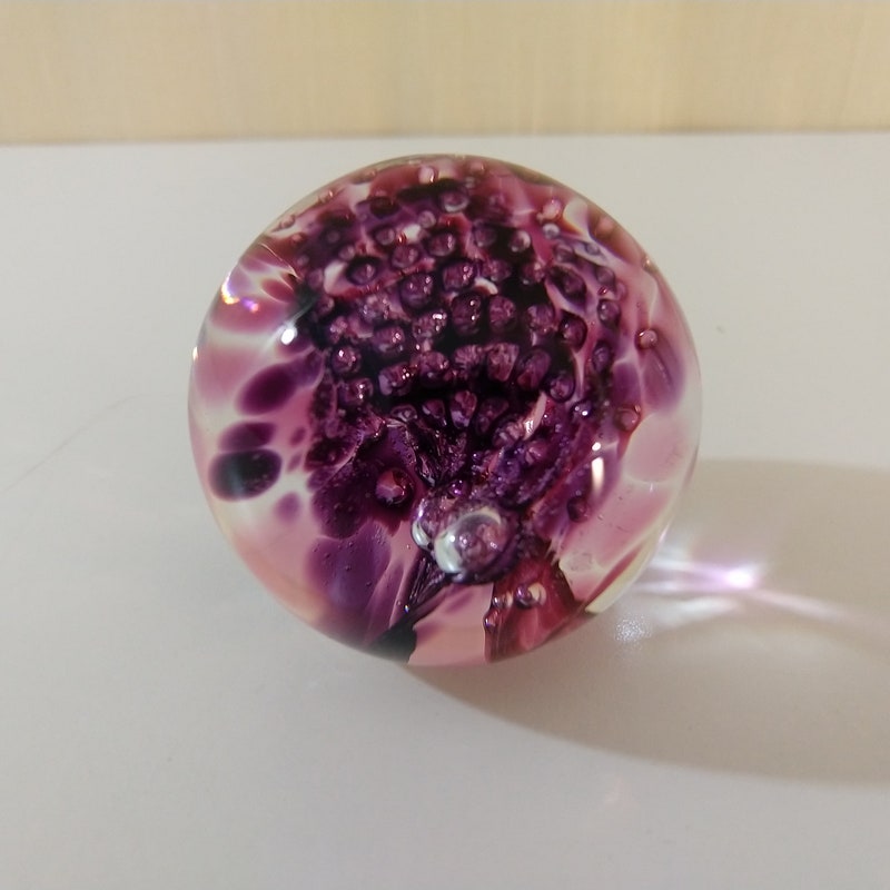 Purple Paperweight - Etsy