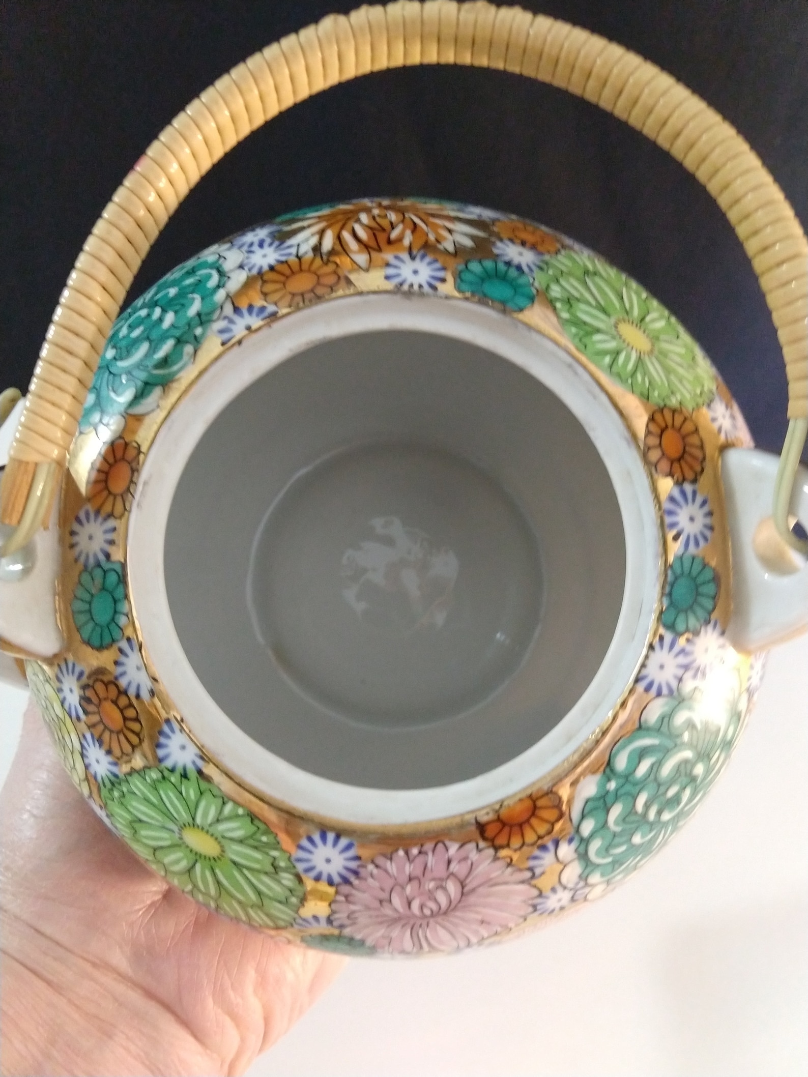 Vintage Antique Japanese Tea Set Tea Pot Six Cups With Lids - Etsy