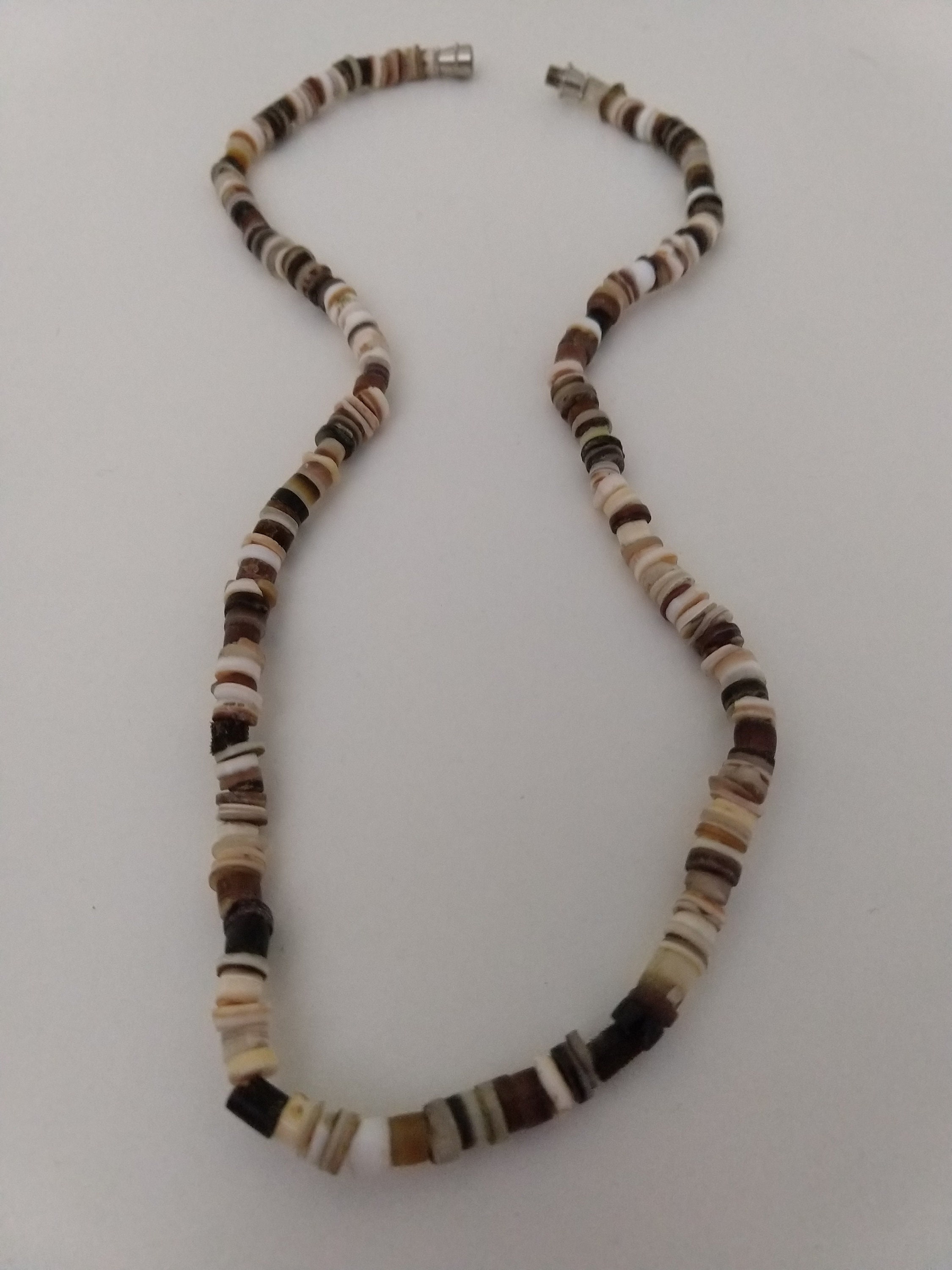 Vintage 1960s Puca Puka Shell Choker Necklace With Barrel - Etsy