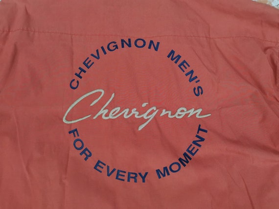 Chevignon 57 summer vintage jacket cursive salmon cas… - Gem