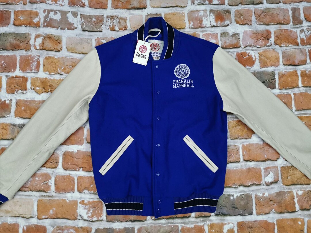 Franklin and Marshall Varsity College Jacket Usa Vintage Sky Blue ...