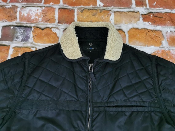 Chevignon Vintage Cosmos Jacket Coat Black Cosmos Cas… - Gem