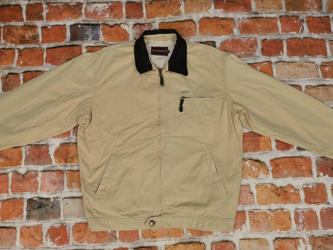 Chevignon Vintage Cowboy Western Denim Jacket Yellow Baldo Usa Casual ...
