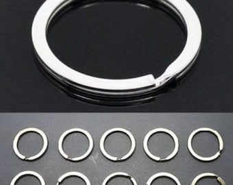 Premium Pack 20/25/30 Mm Key Rings Chains Split Ring Hoop | Etsy