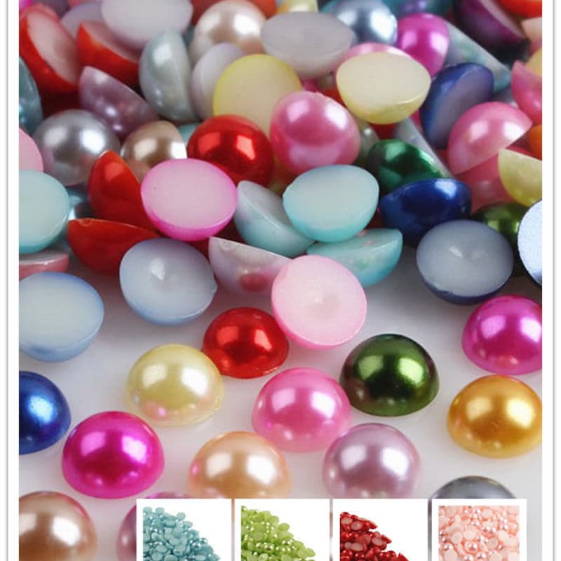 Flatback Pearls - Etsy