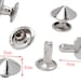 8mm 6mm Cone Rivets Studs Punk Rock Rivet DIY Leather Craft Stud ...