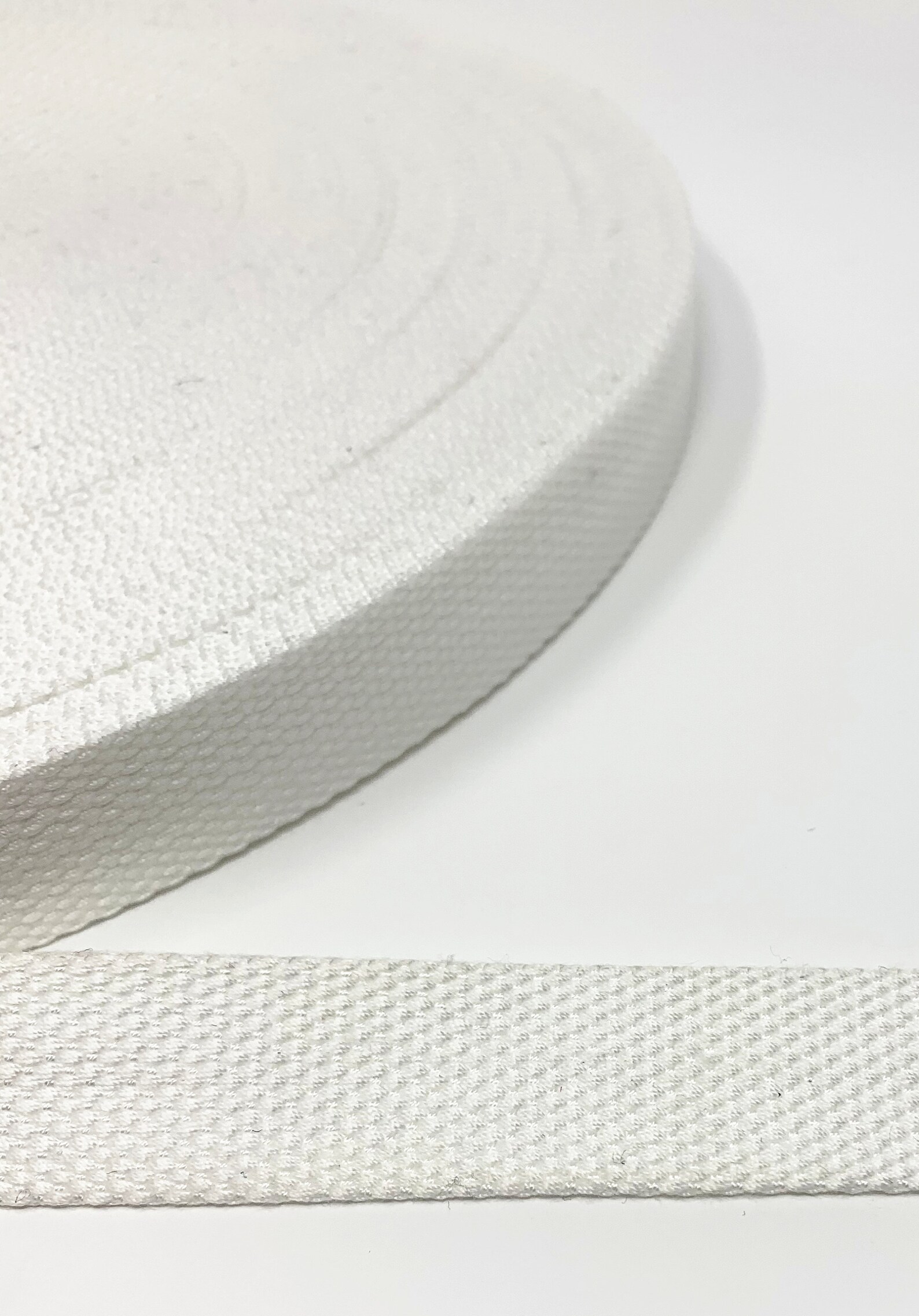White Cotton Webbing 1 Inch 25 Mm Heavy Weight Cotton | Etsy