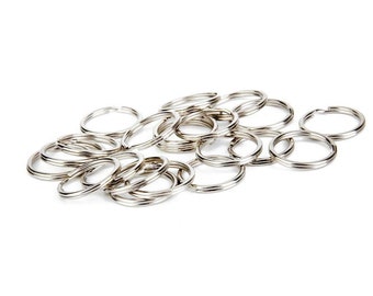 Premium Pack 20/25/30 Mm Key Rings Chains Split Ring Hoop | Etsy