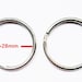 Wholesale Lots Split Rings Key Ring 1.1 Inch (28 Mm) Diameter Color ...