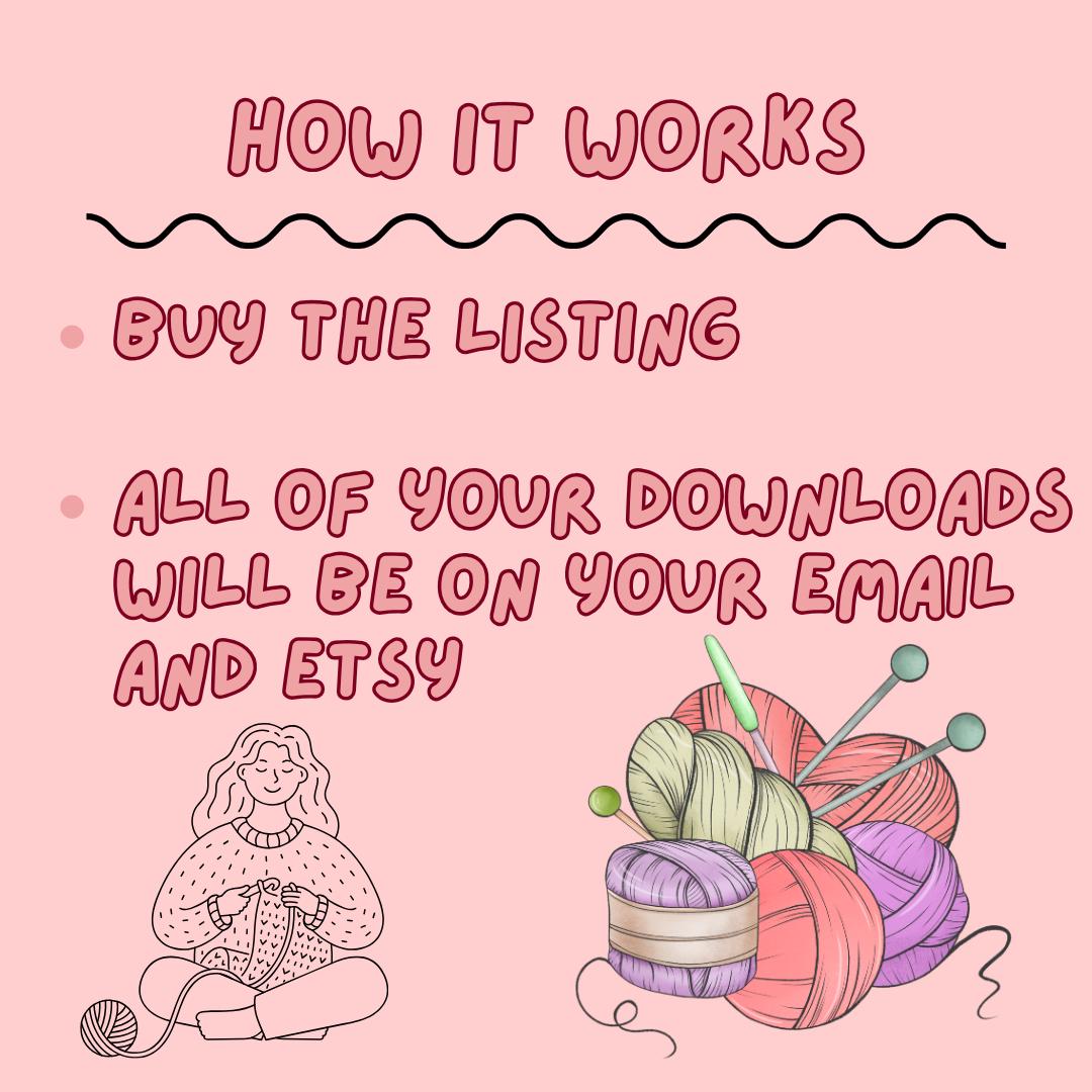 Yarn Stash Inventory Tracker and Organiser for Crocheters/knitters ...