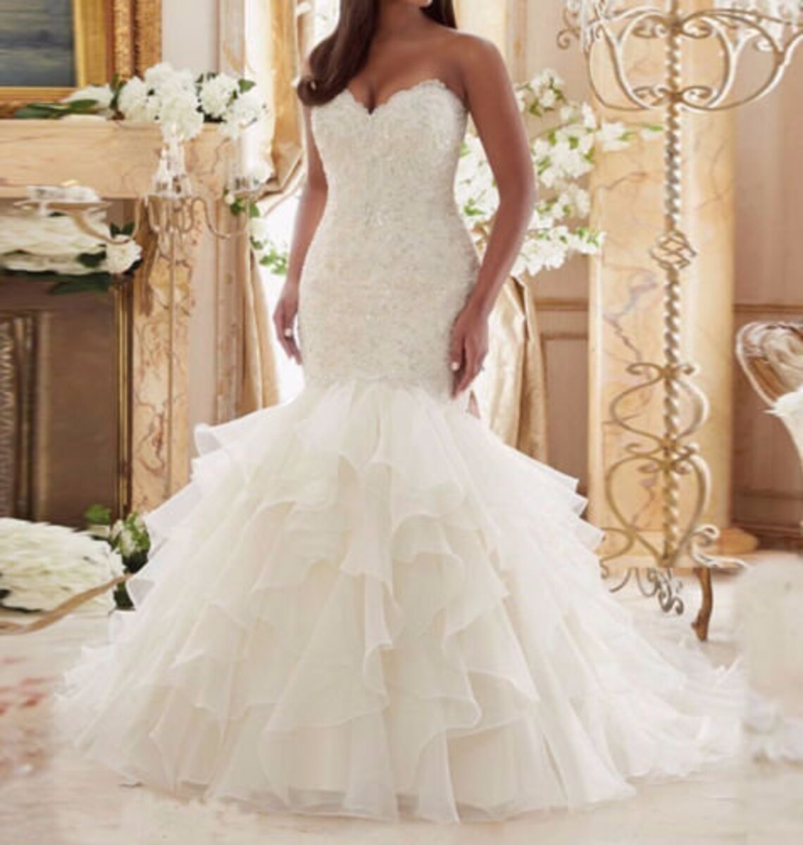 Brand New Ivory Fishtail Mermaid Style Underskirt / Hoop / | Etsy