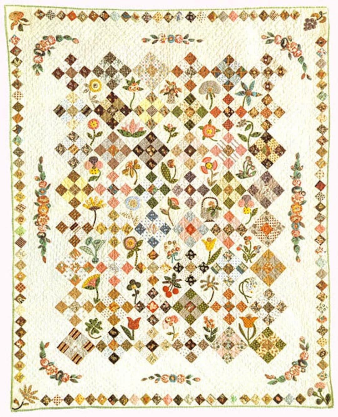 Florence Peto's Calico Garden Quilt Pattern - Etsy