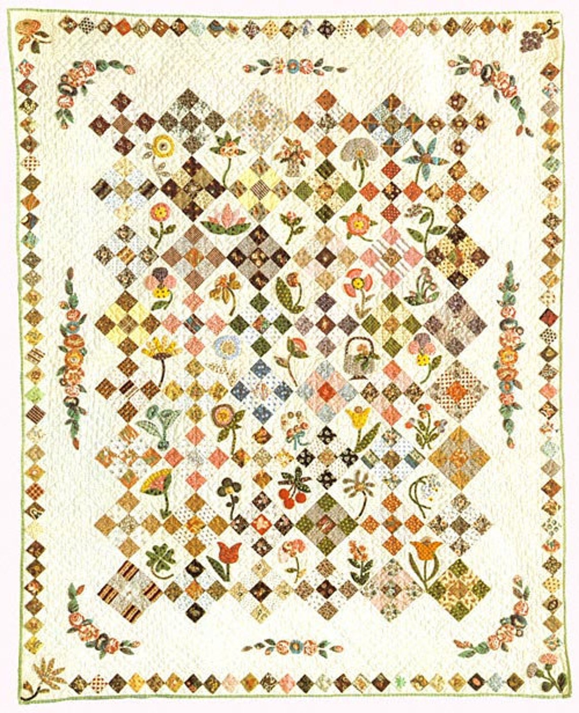 Florence Peto's Calico Garden Quilt Pattern - Etsy