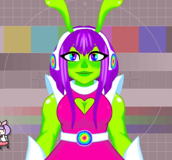 Live 2D Model Art and Rigging - Etsy