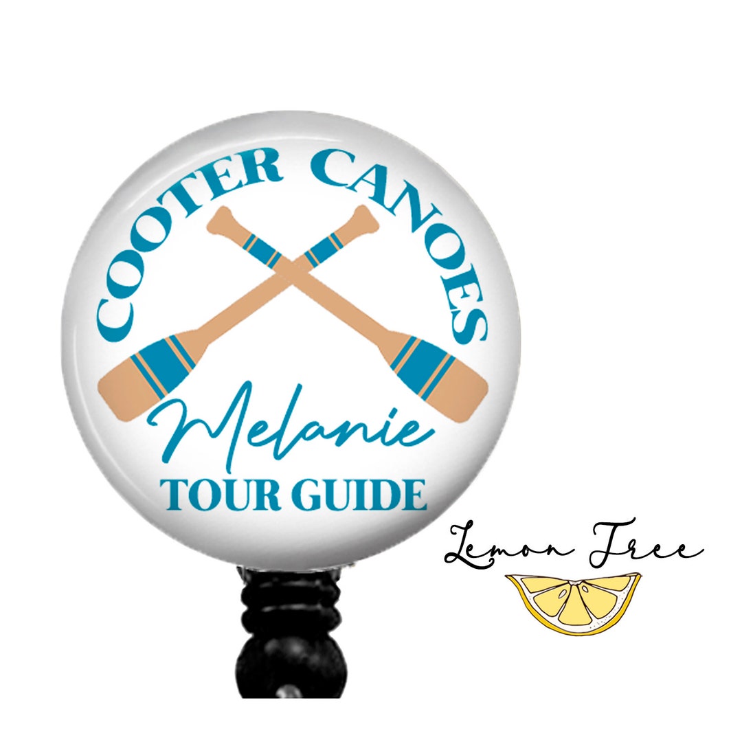 Funny "cooter Canoe" Badge Reel: Retractable ID Holder - Etsy