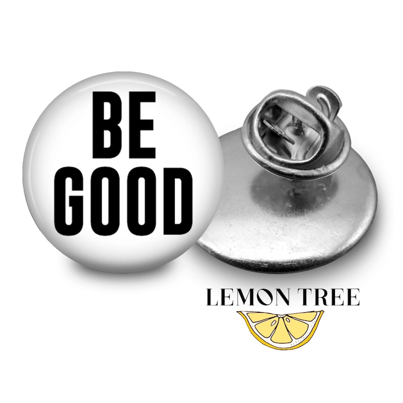 1 Inch Be Good Pin - Etsy