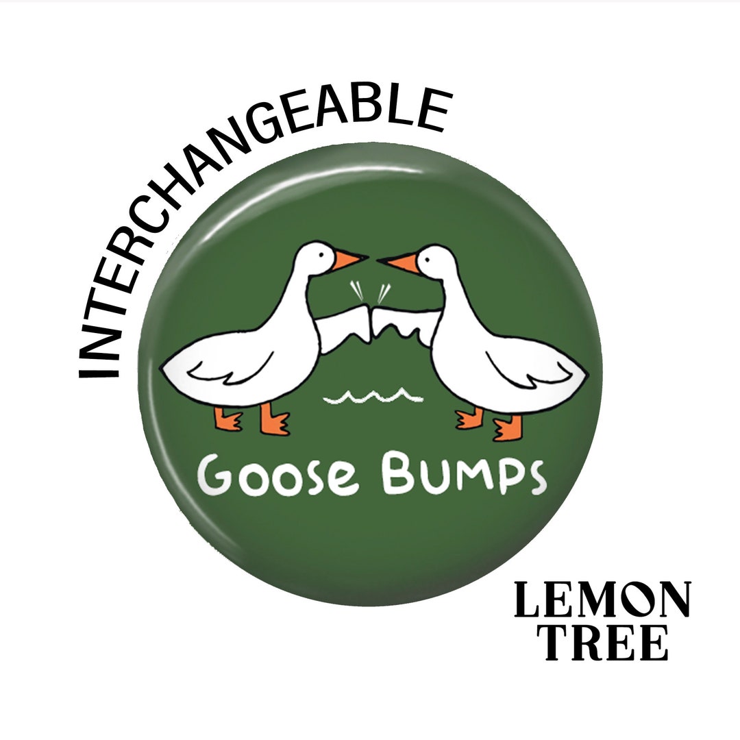 Funny Goose Bumps Interchangeable Badge Reel Topper, Swappable Topper ...