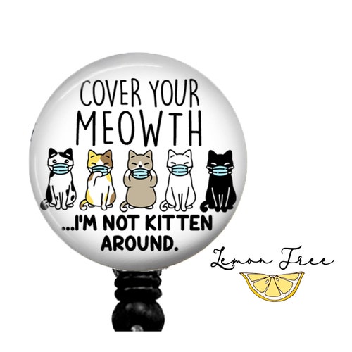 Retractable Badge Reel Cat ID Badge Badge Reels Funny - Etsy Retractable Badge Reel Cat ID Badge Badge Reels Funny - Etsy