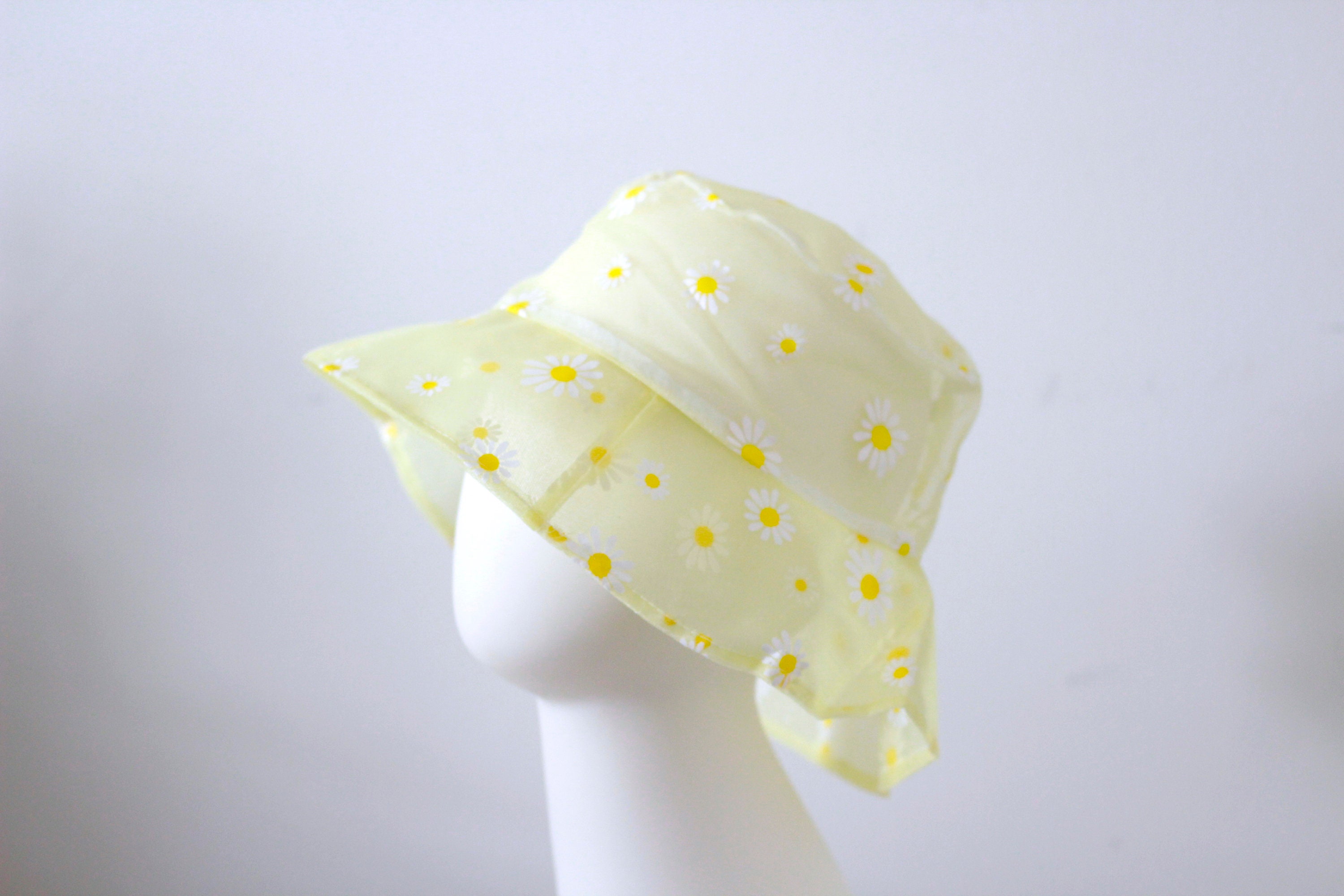 Illuminating Yellow Bucket Hats Daisy Bucket Hats Flower | Etsy