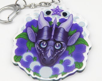 Starflight - Wings of Fire Wof Double Sided Acrylic Charm Keychain ...