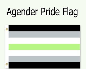Agender Pride Flag Unique Design Print High Quality - Etsy