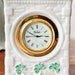 Belleek Ireland Tower Clock Parian Porcelain Hand Painted Shamrock ...