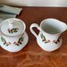 Vintage Christmas Holly Porcelain Creamer and Sugar Bowl Set All the ...