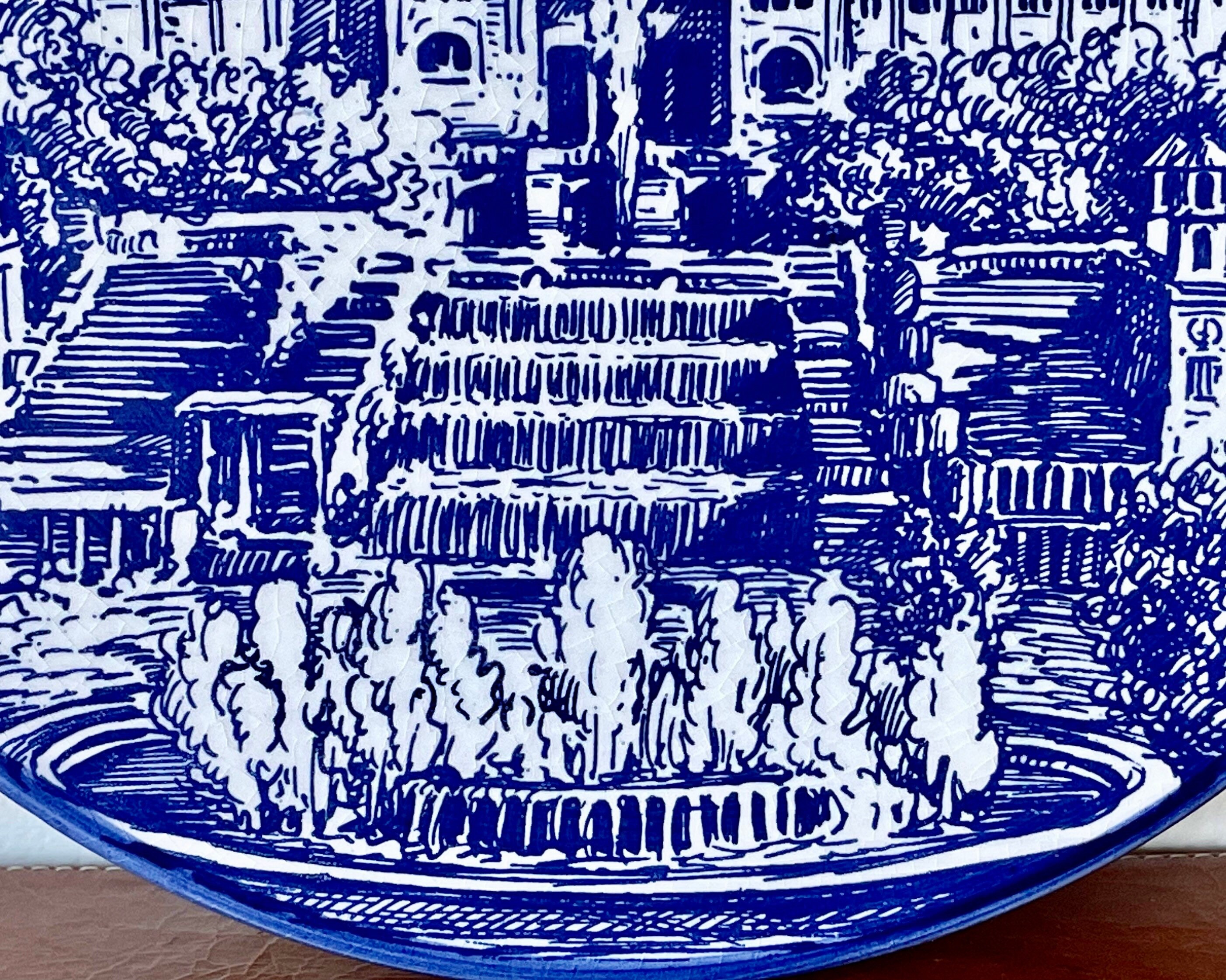 Dining & Serving Plates Kitchen & Dining Barcelona Spain Pottery Wall ...