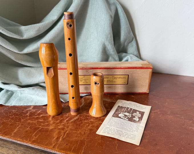 Alto Pearwood Recorder Double Hole German Fingering Alto F Recorder by ...