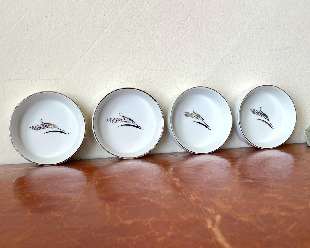 Japanese Fukagawa Arita Porcelain Coasters Set of 4 Hand Painted ...