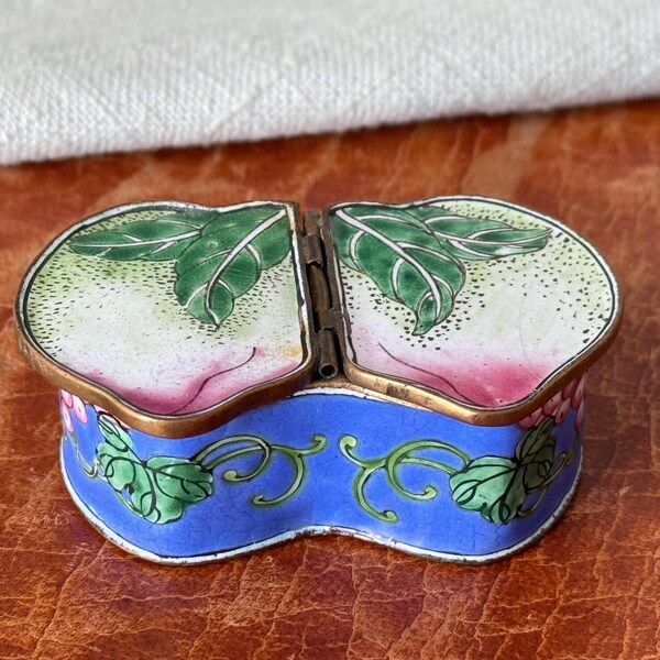 Chinese Enamel Box - Etsy