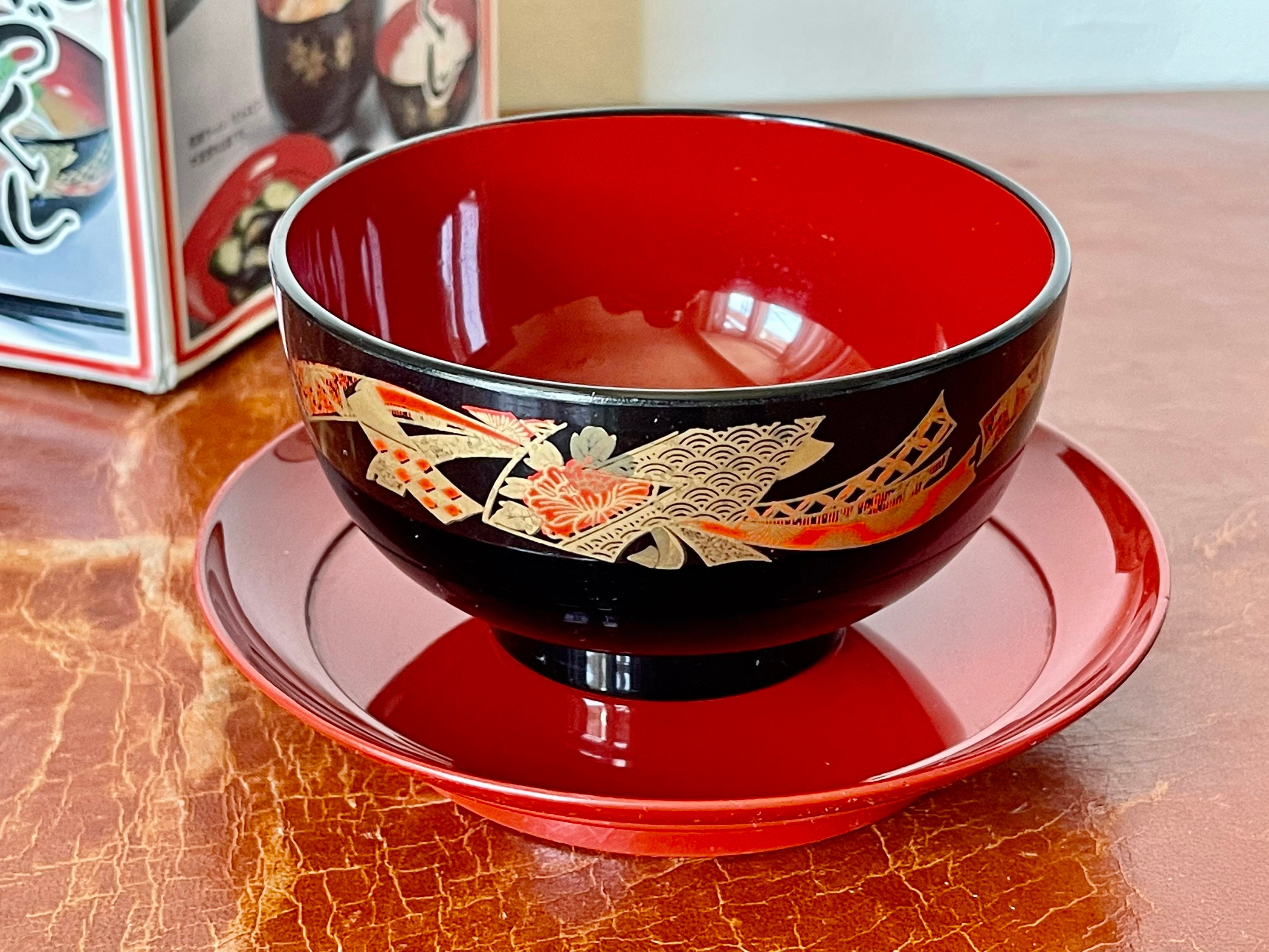 Vintage Japanese Lacquerware Bowl and Plate Hasagawa Made in - Etsy