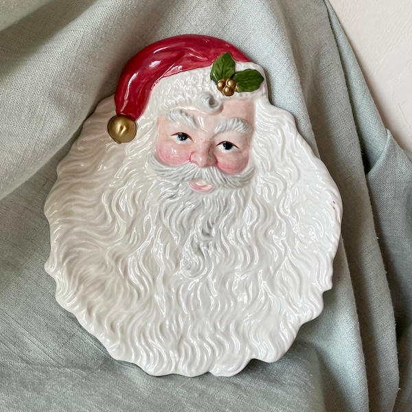 Santa Claus Plate - Etsy