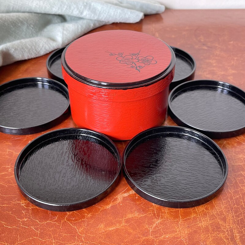 Lacquer Coasters - Etsy