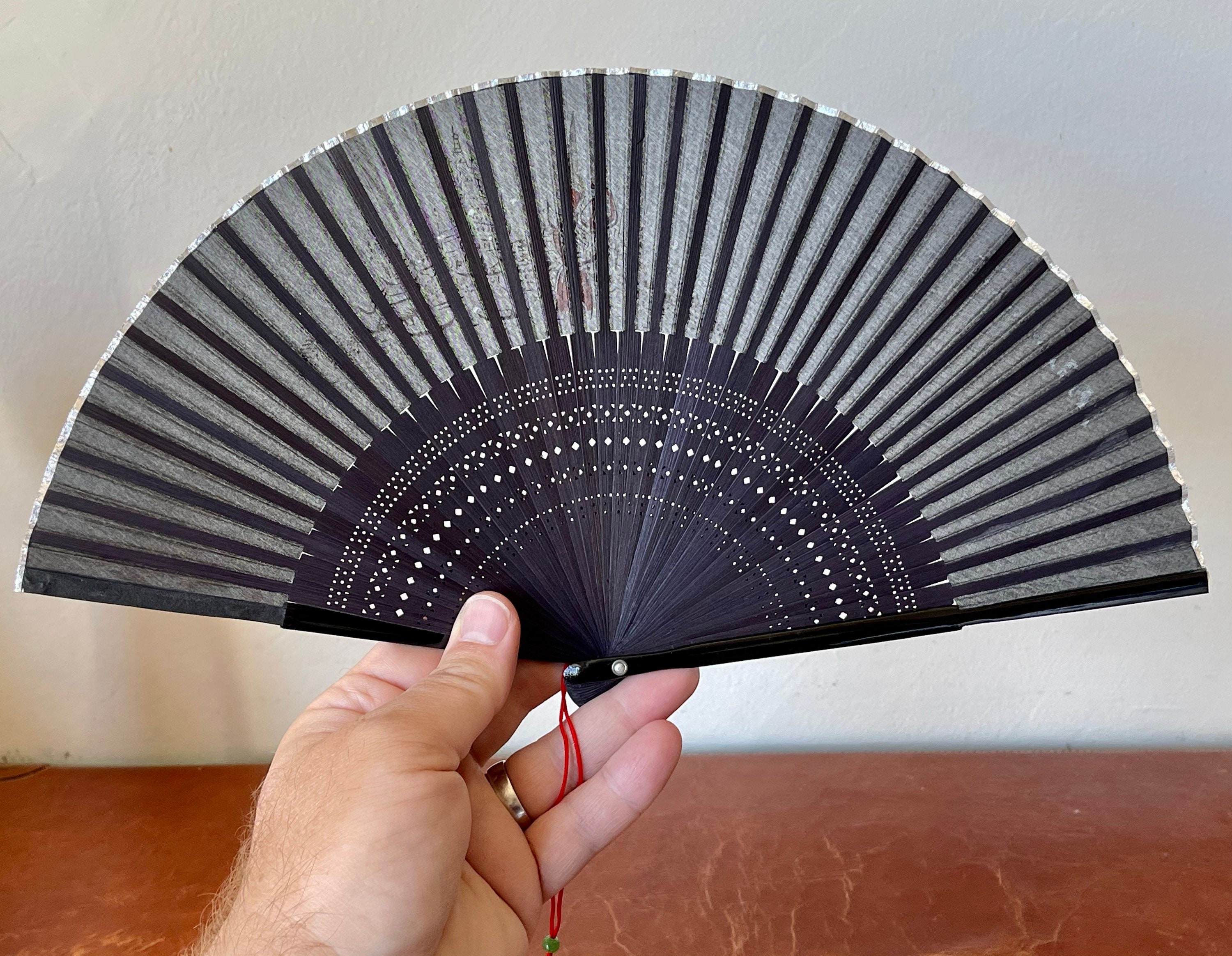 Thai International Airlines Hand Fan 1970s Passenger Souvenir - Etsy