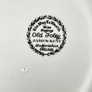 English Staffordshire Cheese Canapé Plates Set of 6 James Kent Old ...