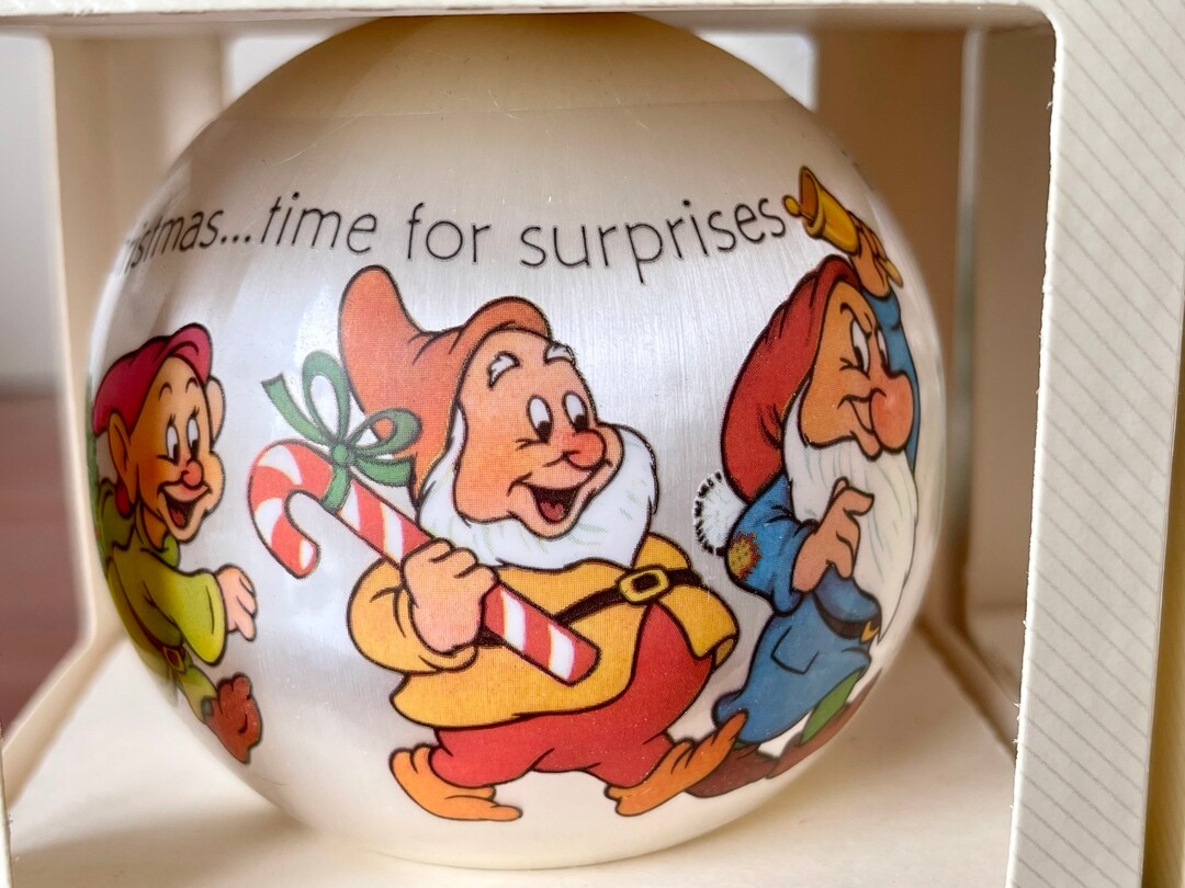 Vintage Hallmark Seven Dwarfs Christmas Ornament Disney 1982 Keepsake ...