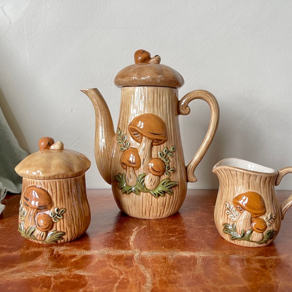 Mushroom Tea Set - Etsy