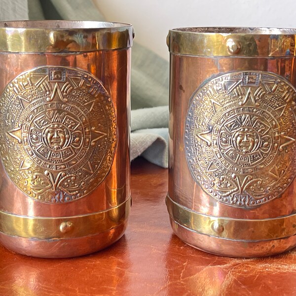 Aztec Copper Mug - Etsy