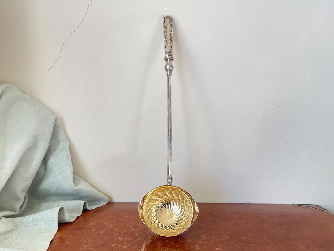 Antique 1847 Rogers Bros Silverplated 1891 Portland Punch Ladle Dipper ...