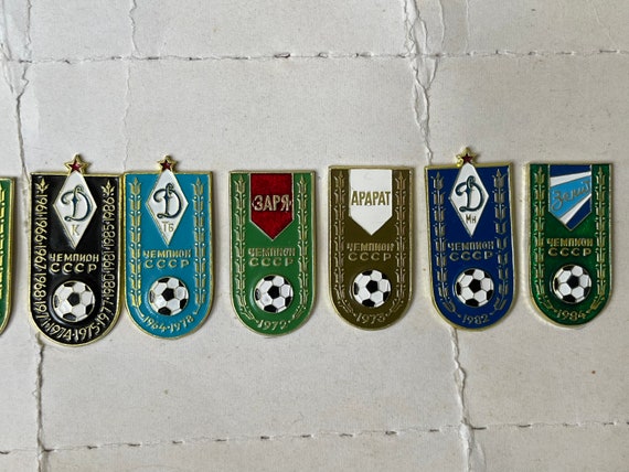 Vintage Soviet USSR Football Club Sports Pin Badges S… - Gem