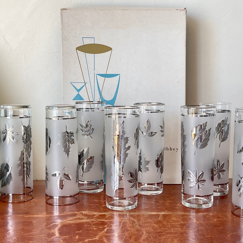 Libbey Silver Leaf - Etsy